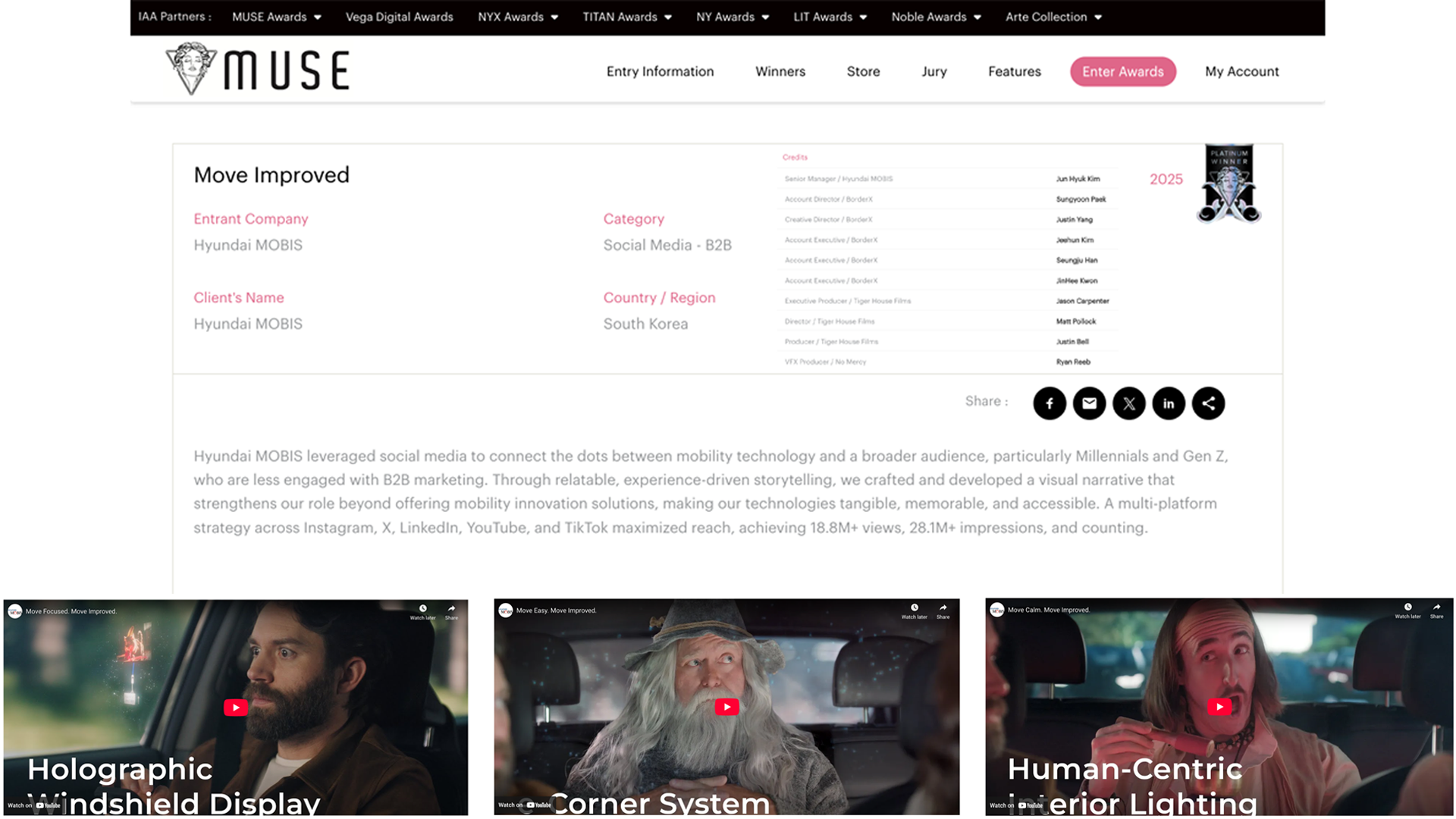 Award Winning Commercial Production Company | Muse Awards